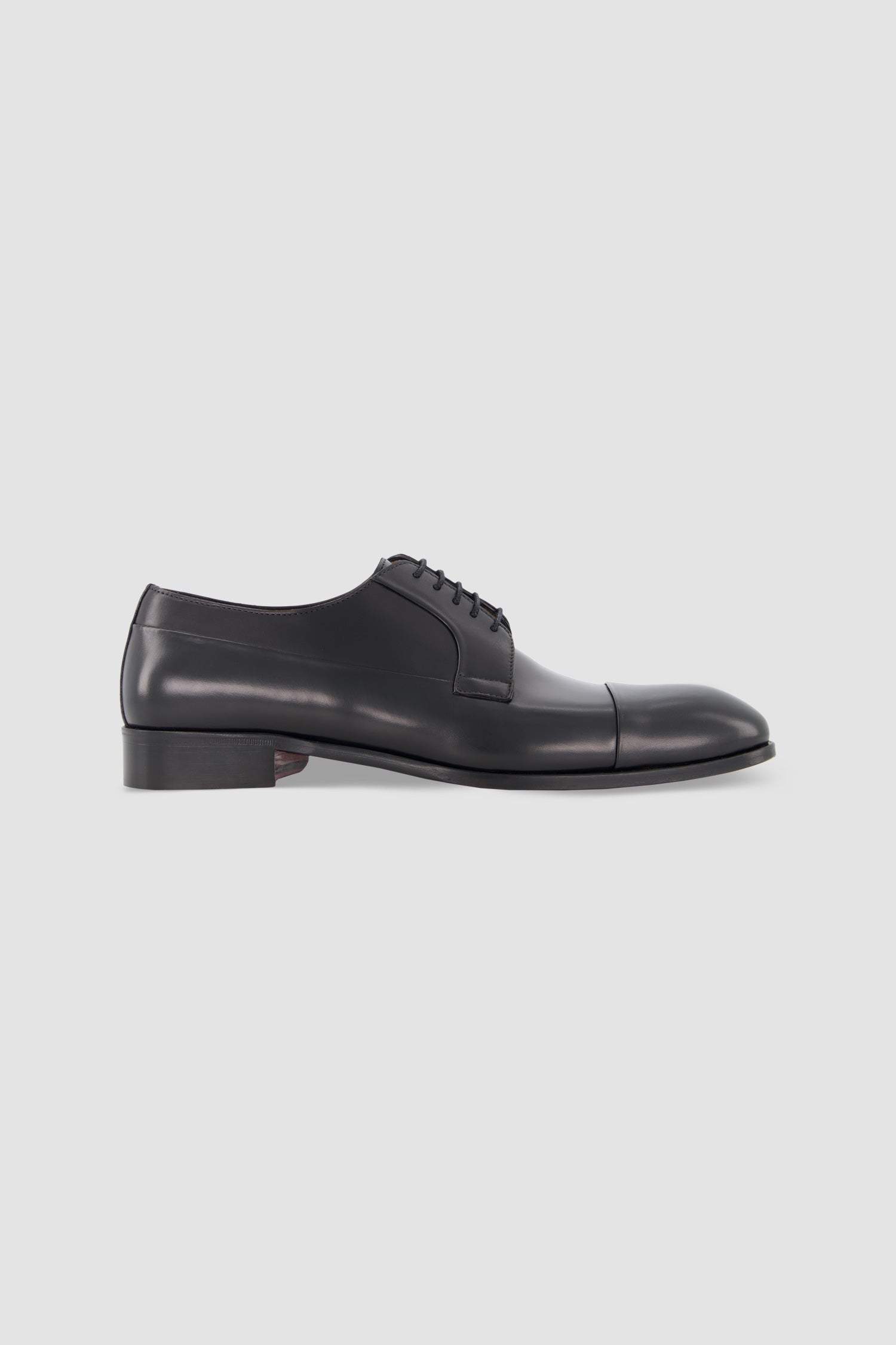 Testoni Black Sant'eulalia Derby Top Calf Shoes