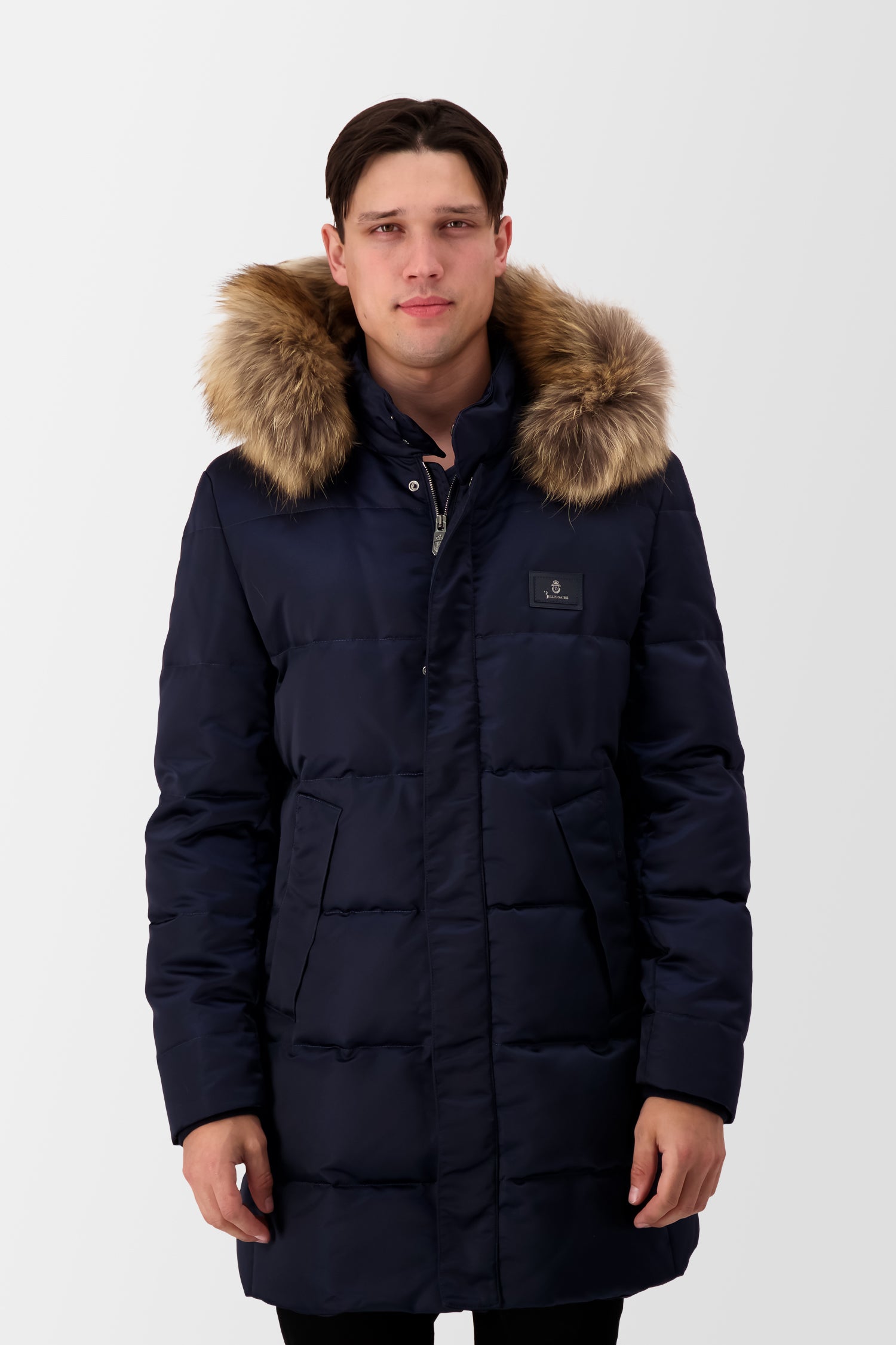 Buy Billionaire Long Jacket Luxury - Final Sale | Men | Dark Blue ...
