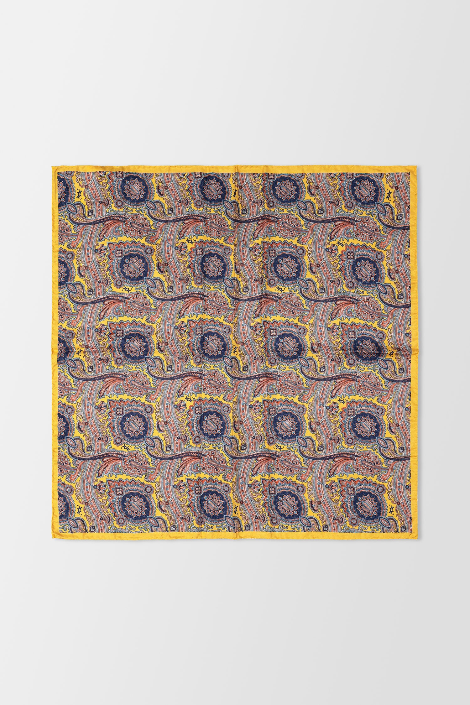 Buy Billionaire Foulard Paisley Scarf - Final Sale | Men | Yellow ...